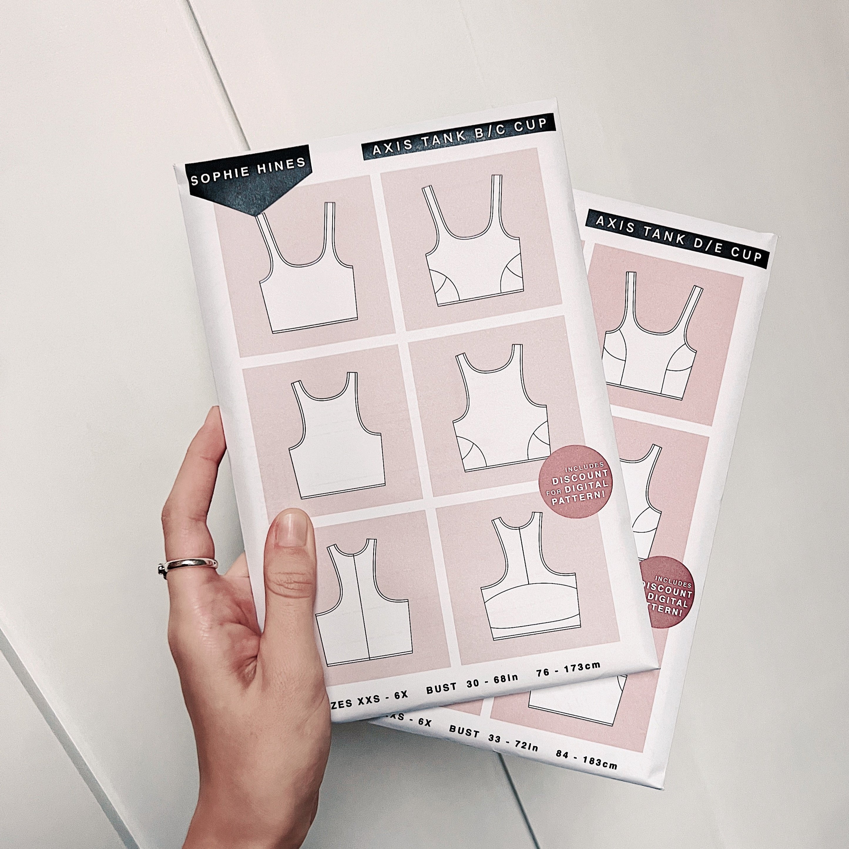 Axis Large Bust Tank Top Sewing Pattern - Printed Paper | Sophie Hines