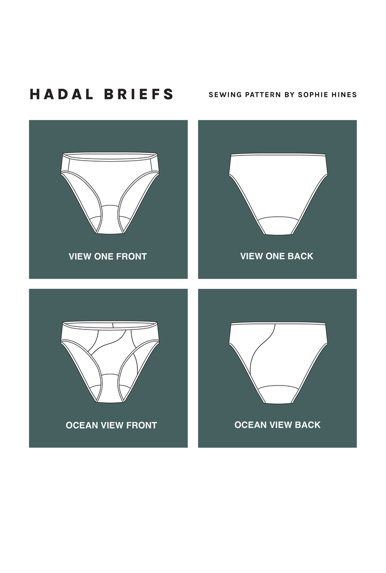 Hadal High Cut Brief - Downloadable PDF Sewing Pattern – Sophie Hines